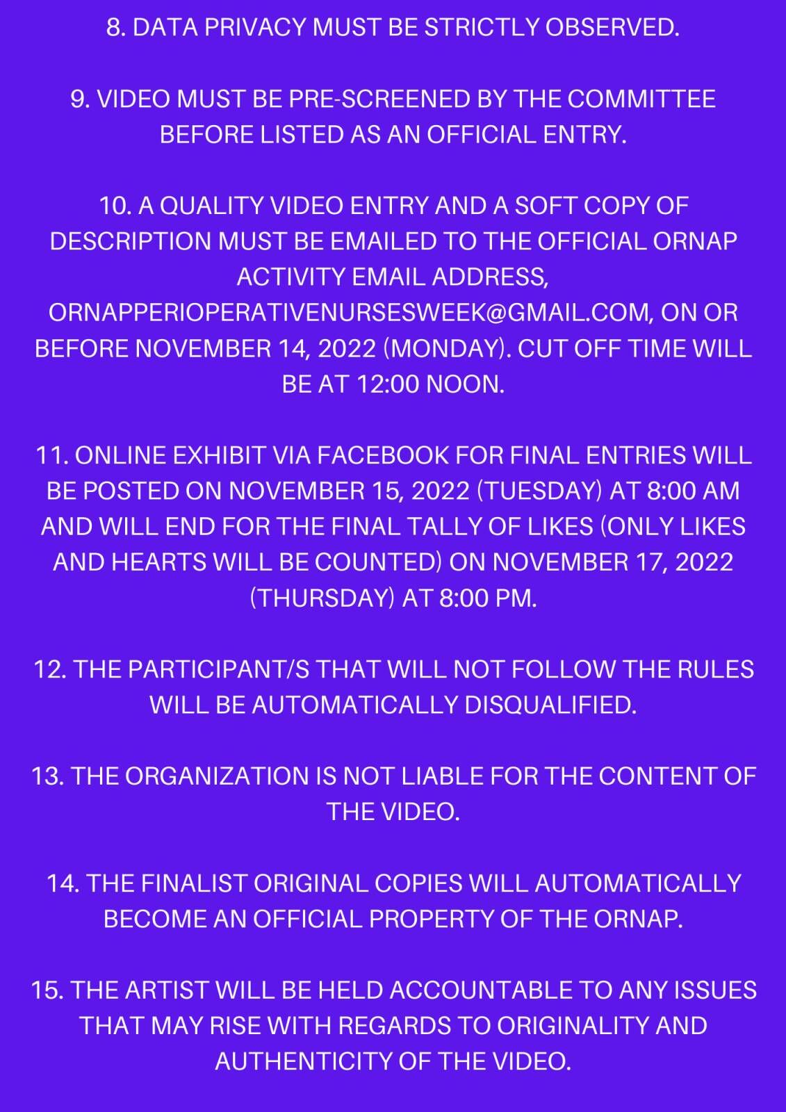 Video Making Contest 2022 | ORNAP