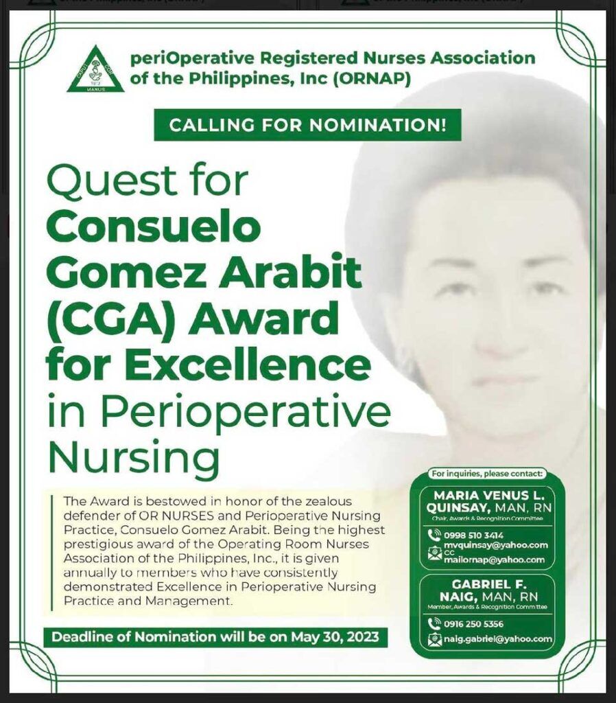 ORNAP | periOperative Registered Nurses Association of the Philippines ...