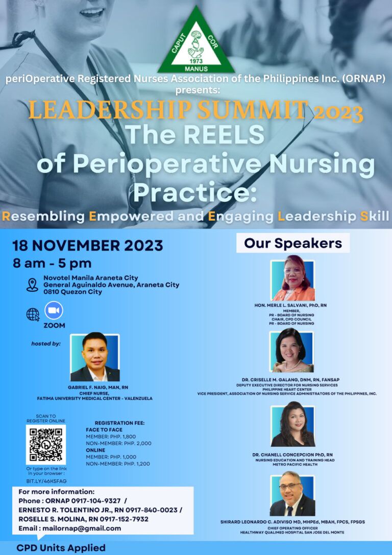 ORNAP | periOperative Registered Nurses Association of the Philippines ...