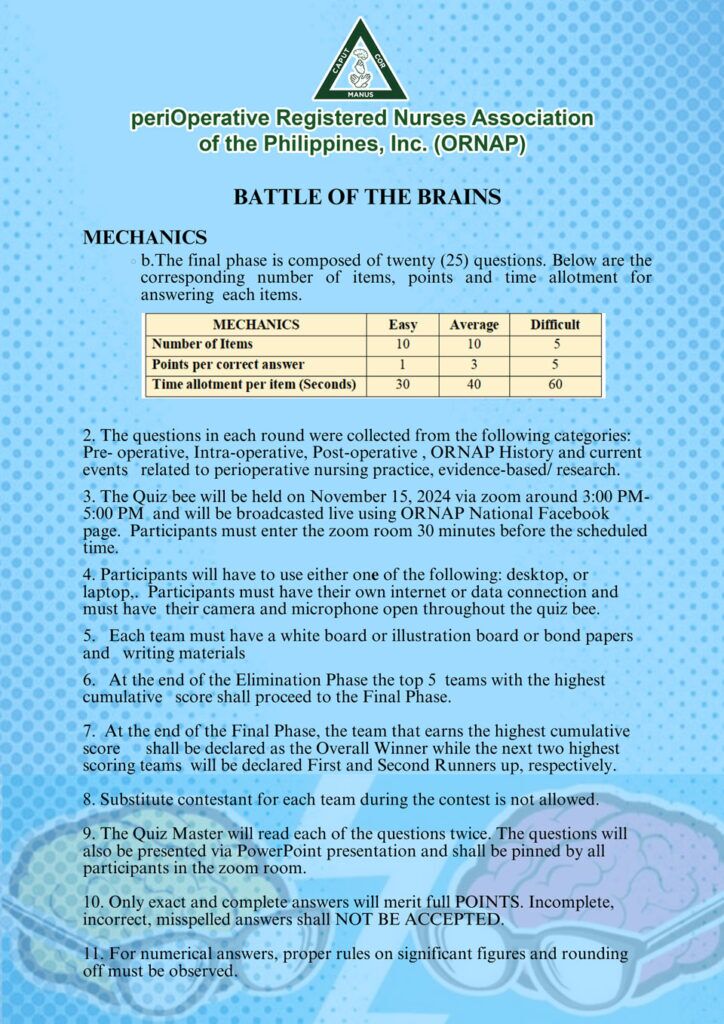 ORNAP | periOperative Registered Nurses Association of the Philippines ...