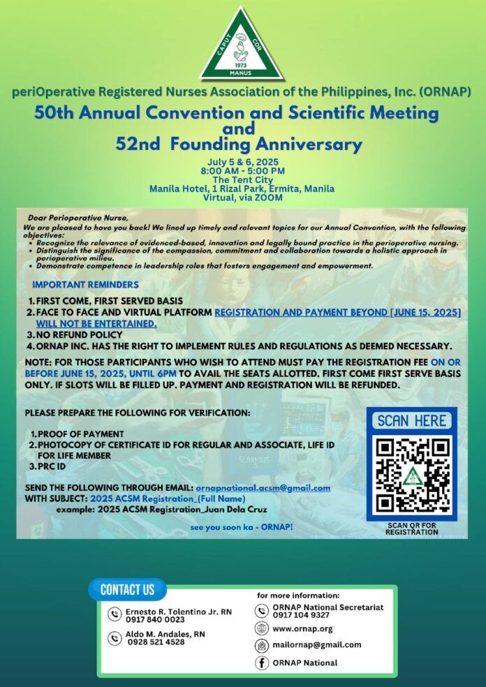 ORNAP | periOperative Registered Nurses Association of the Philippines ...