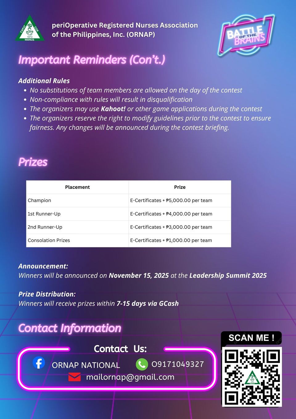 ORNAP | periOperative Registered Nurses Association of the Philippines ...